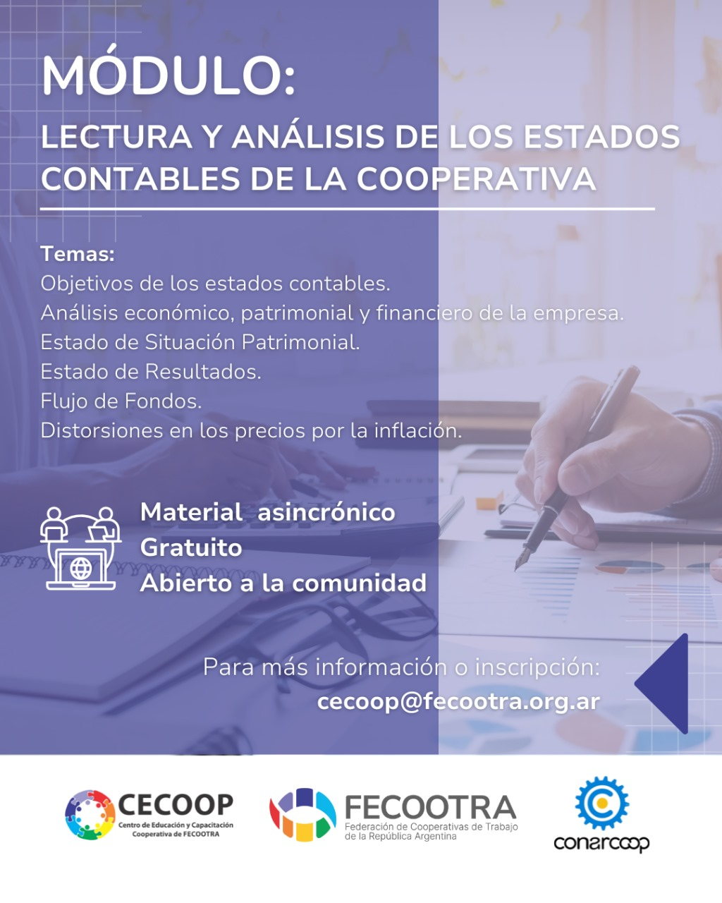 Aula Virtual: ¡Nuevo Módulo Temático en el Aula Virtual del CECOOP!